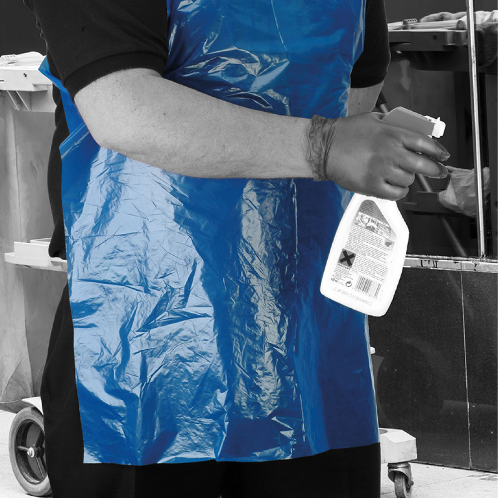 Apron Blue Disposable Extra Large | Aprons and PPE | Care Express